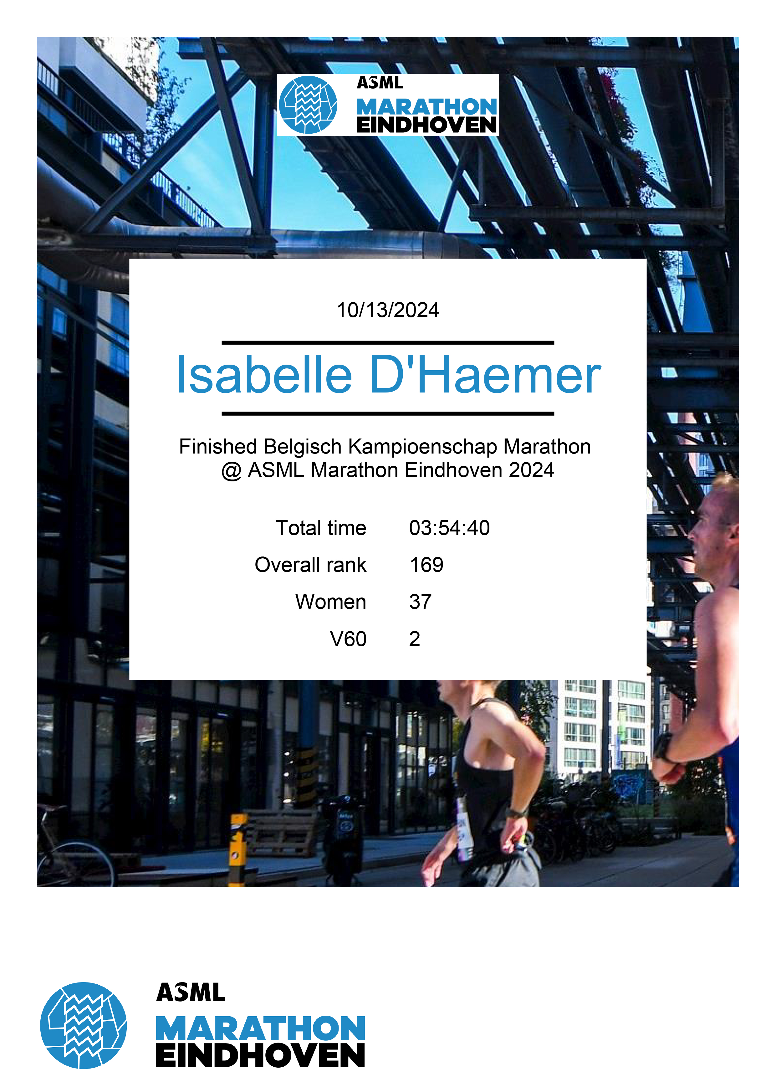 14/10 Léa et Isabelle – Championne et Vice-Championne de Marathon à ...